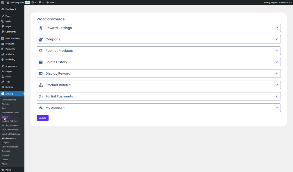 Coupons - myCred Documentation | myCred Codex